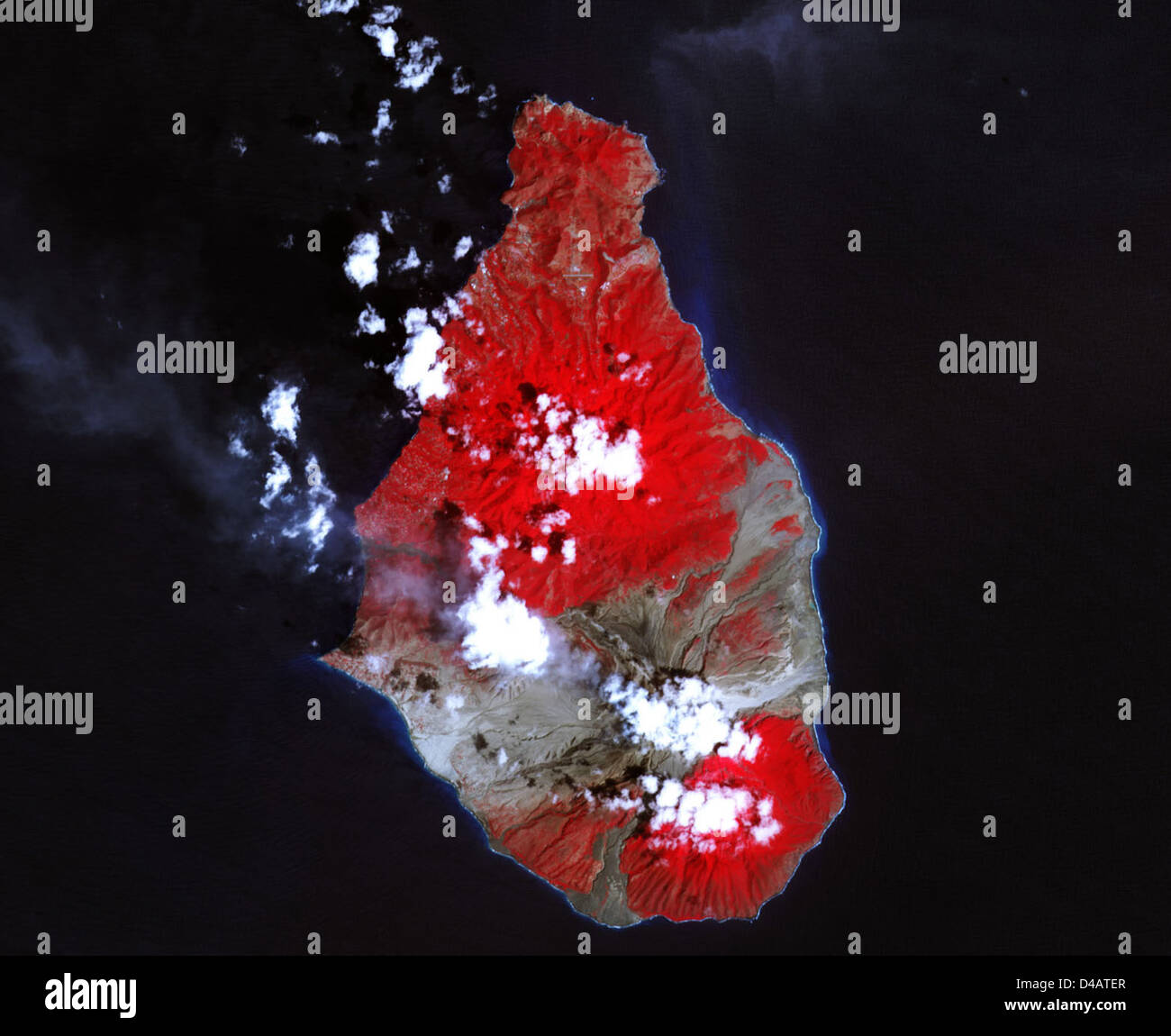 The Soufriere Hills Volcano on Montserrat in the Caribbean has resumed ...