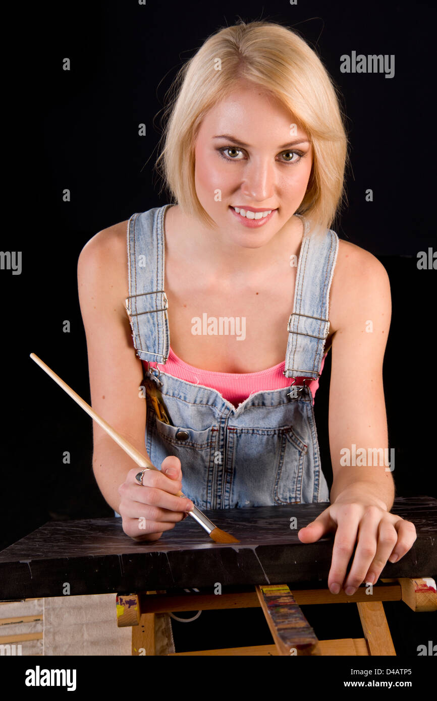 Creative people finishing work in hi-res stock photography and images ...