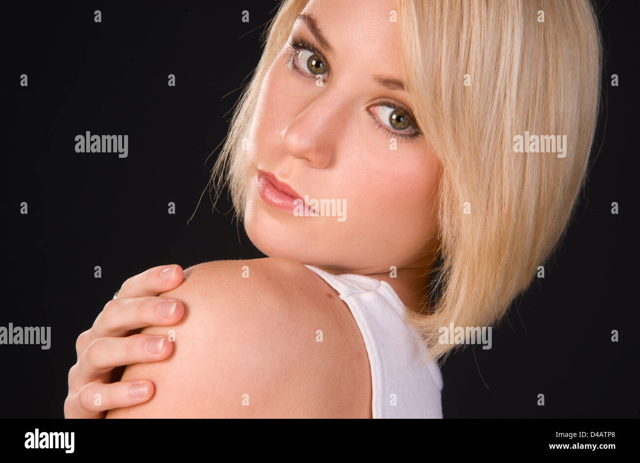 Headshot over the shoulder hi-res stock photography and images - Alamy