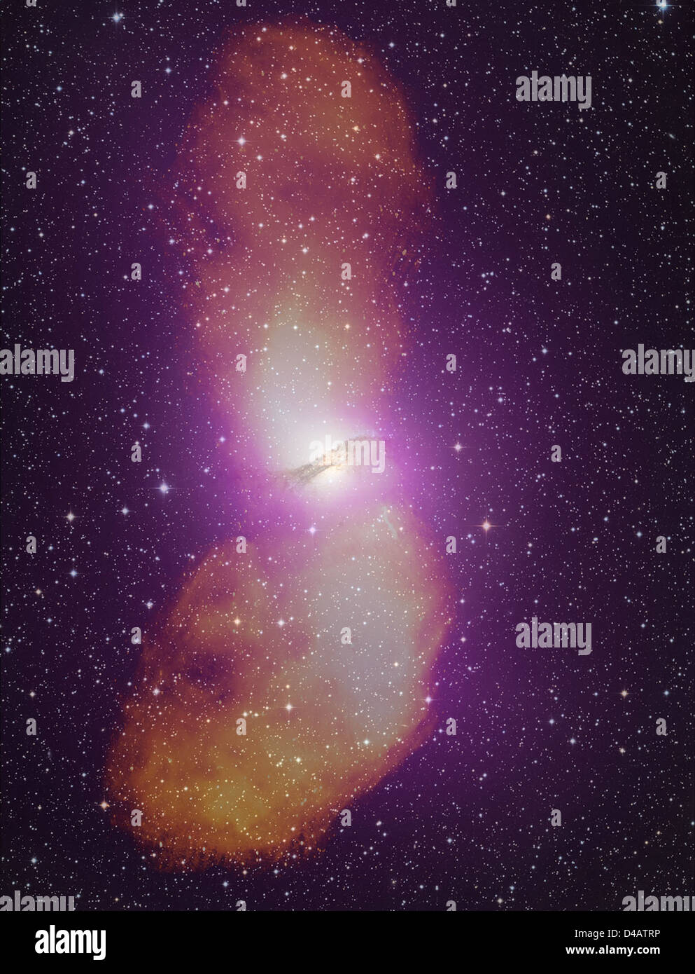 NASA's Fermi Gamma-ray Space Telescope captures a composite image of ...