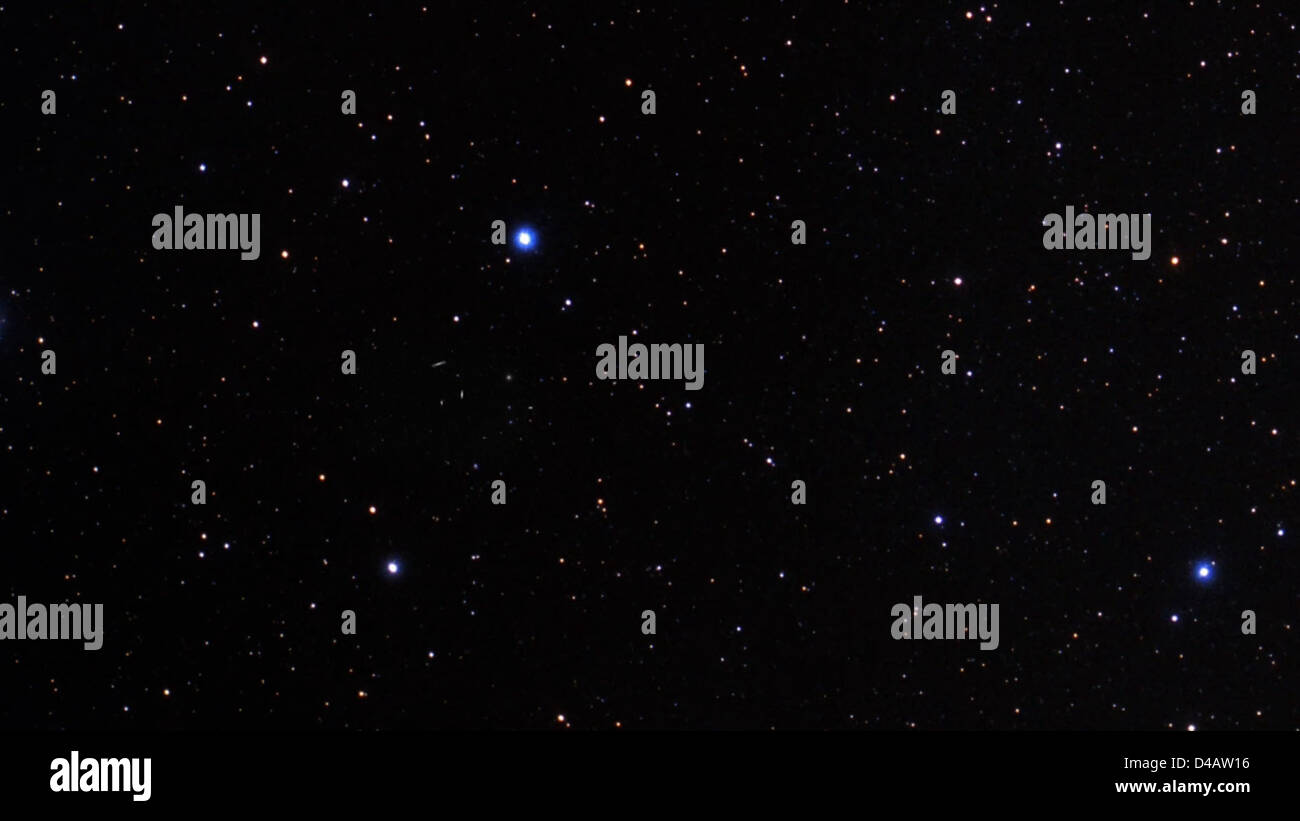 NASA’s Hubble Space Telescope captures the spiral galaxy M66 in ...