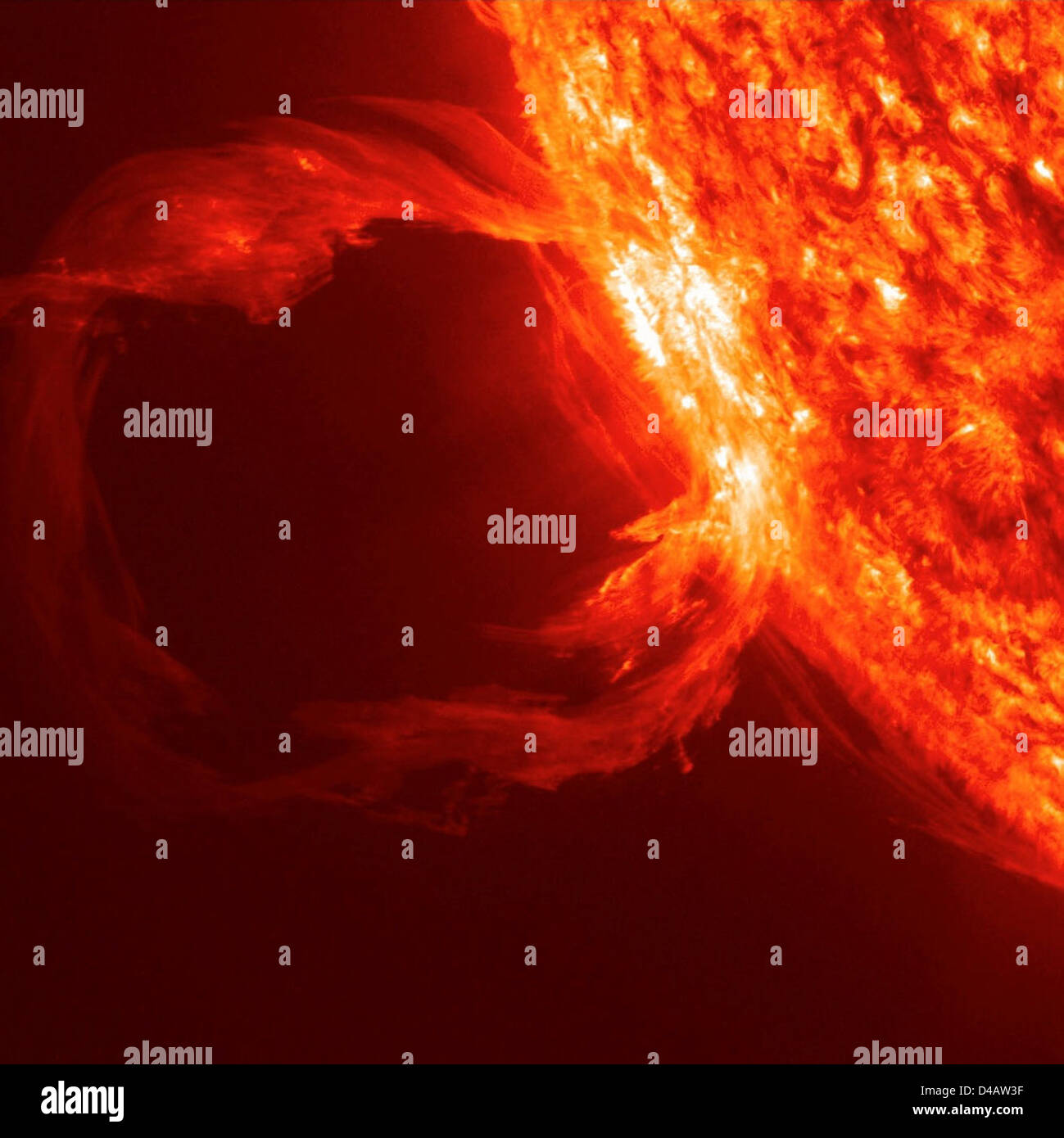 An erupting solar prominence, observed by NASA’s Solar Dynamics ...