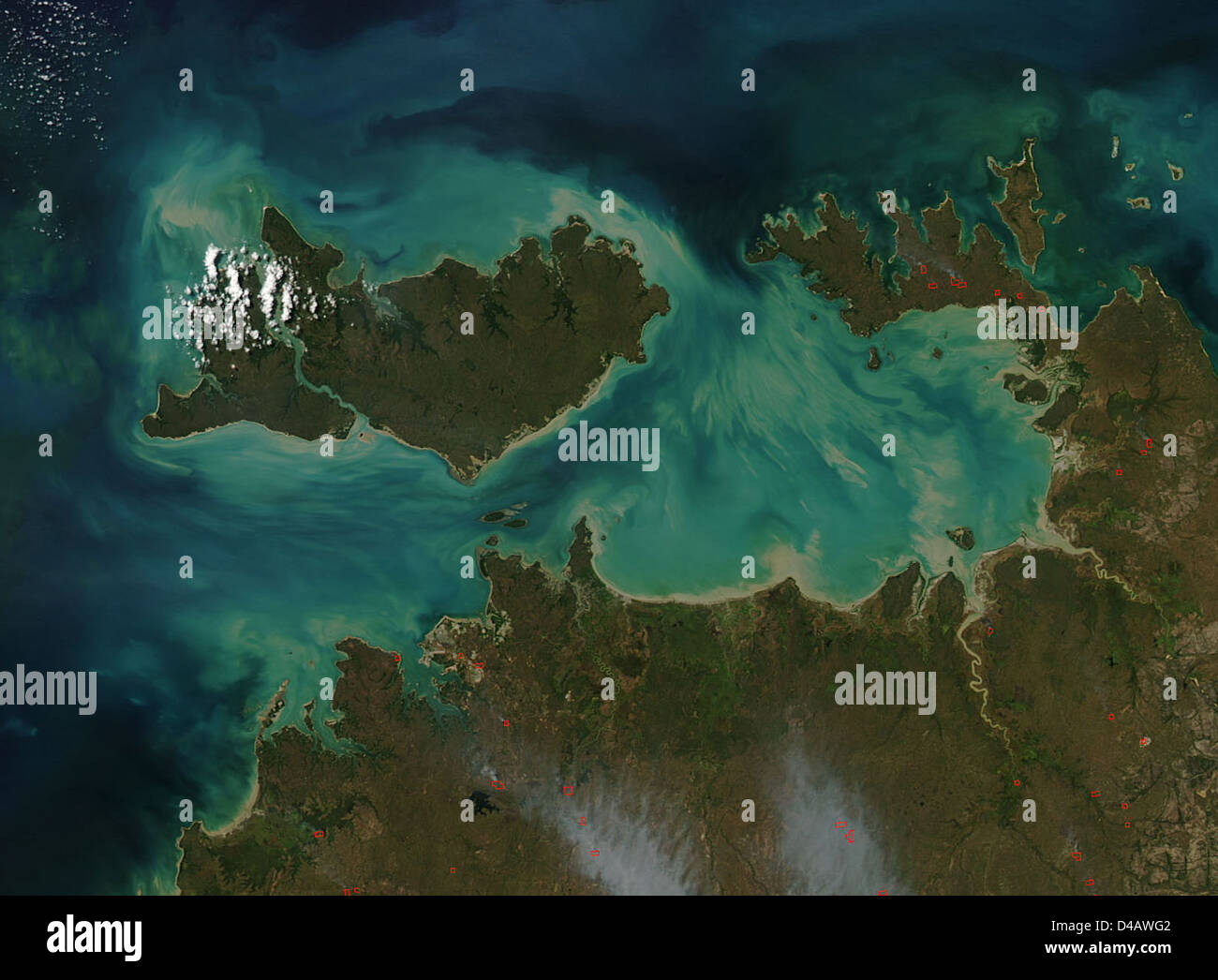 NASA captures detailed images of the wildfires in northern Australia ...