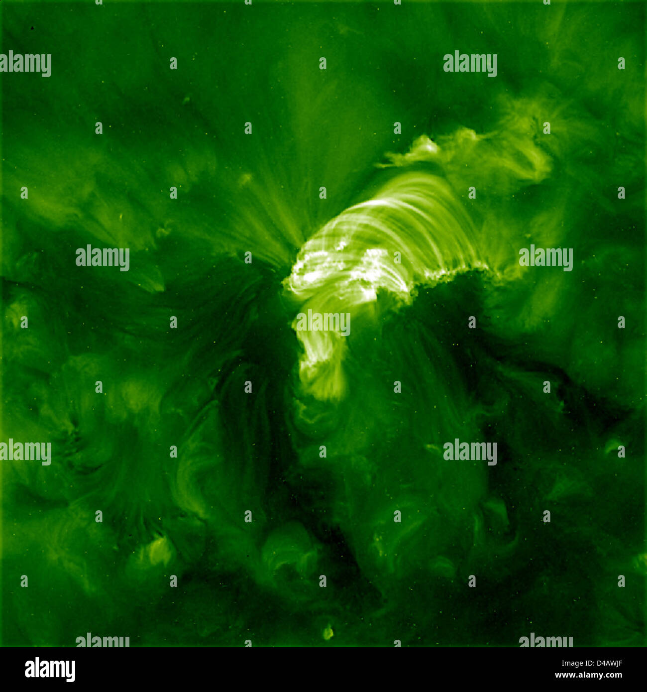 A satellite image taken during the 2010 Summer Solstice shows a solar ...