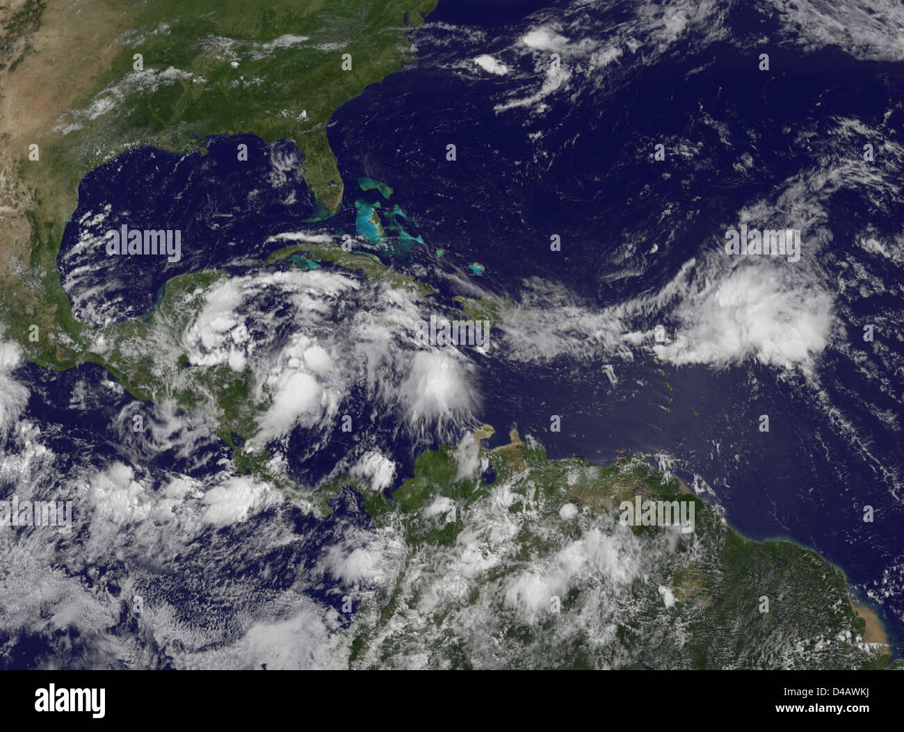 Tropical Depression Alex (Atlantic Ocean Stock Photo - Alamy