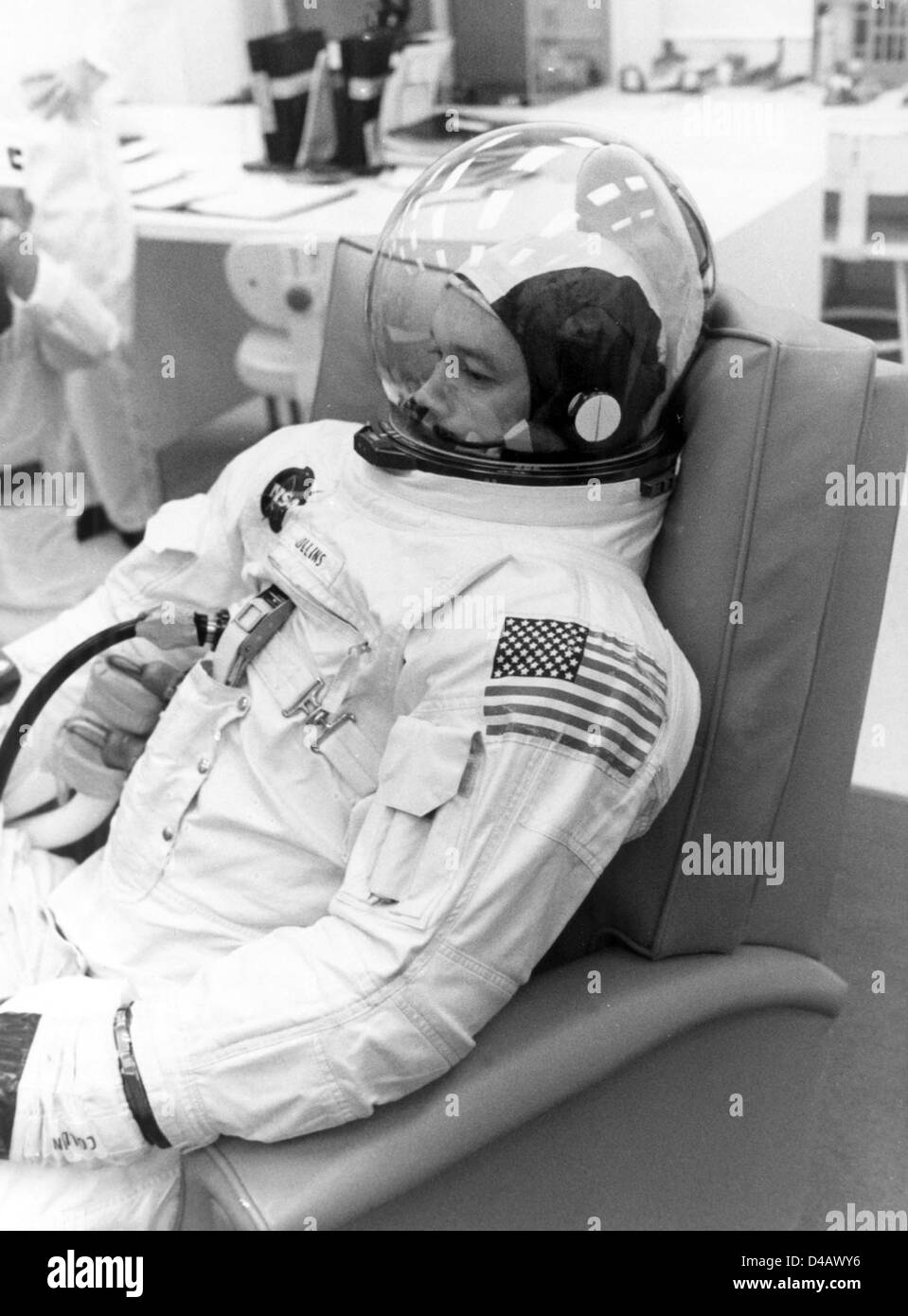 Apollo 11 michael collins Black and White Stock Photos & Images - Alamy