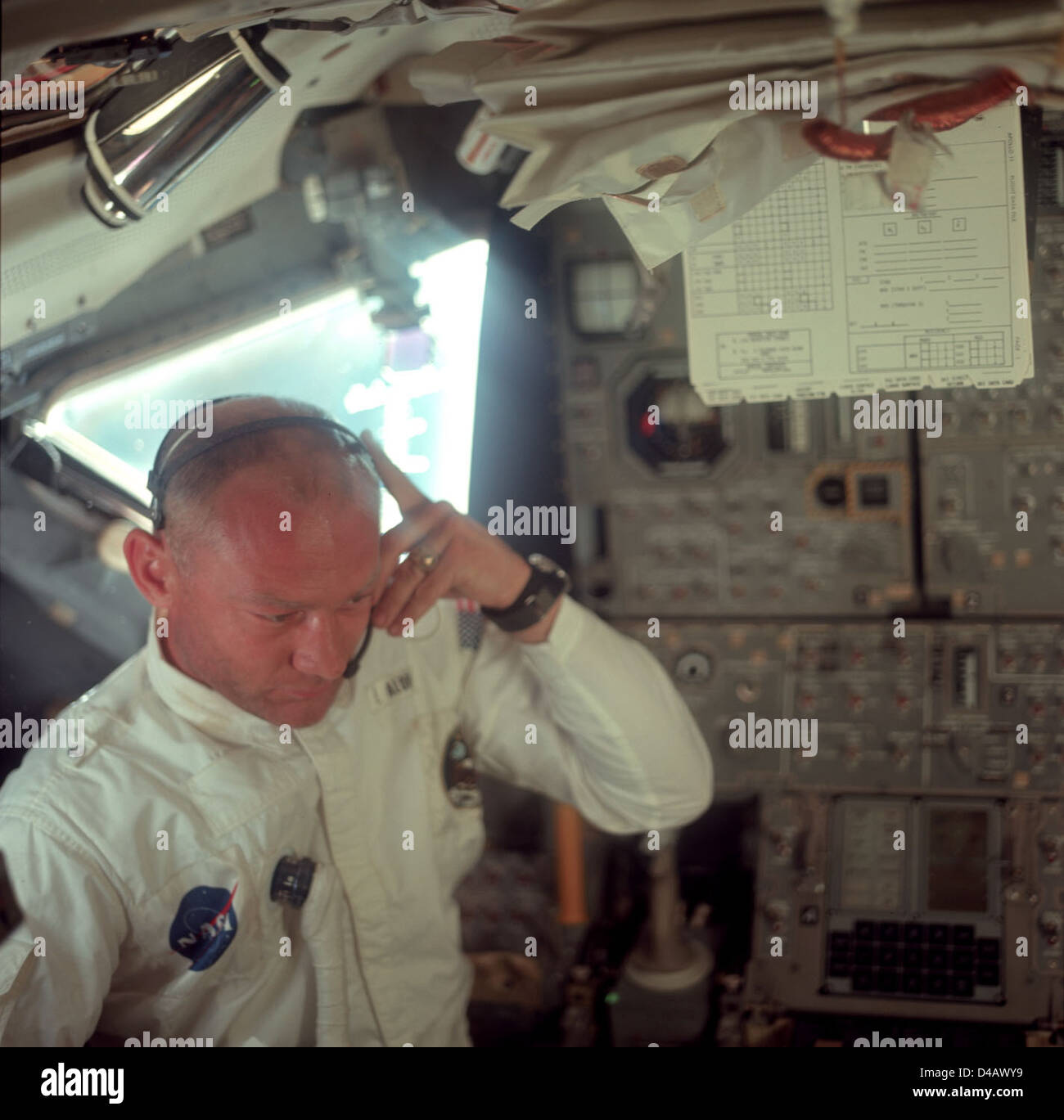 Buzz aldrin during hi-res stock photography and images - Alamy