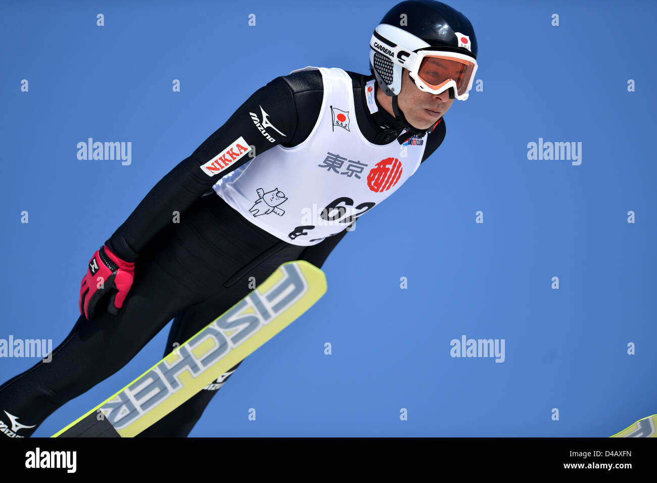Hakuba, Nagano, Japan. 9th March 2013. Kazuyoshi Funaki (JPN), The 91st ...