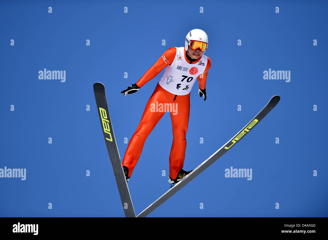 Hakuba, Nagano, Japan. 9th March 2013. Kanta Takanashi (JPN), The 91st ...