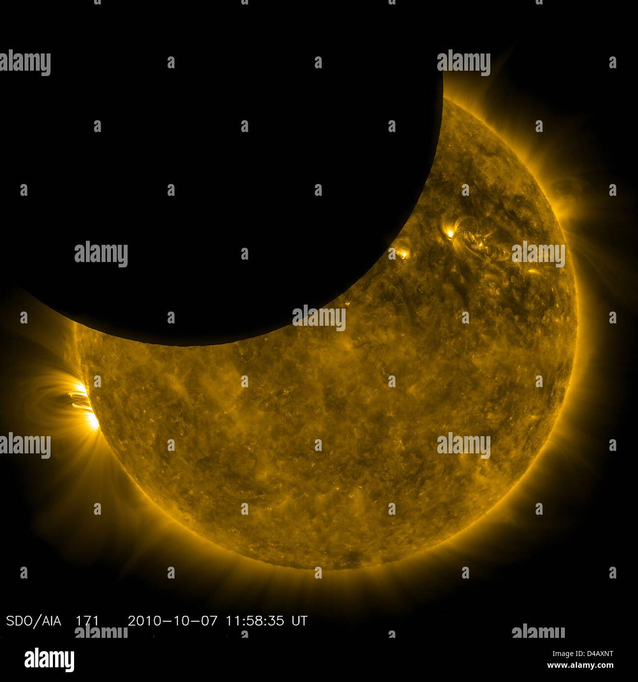 NASA's SDO recorded the Moon transiting the Sun, providing data for ...
