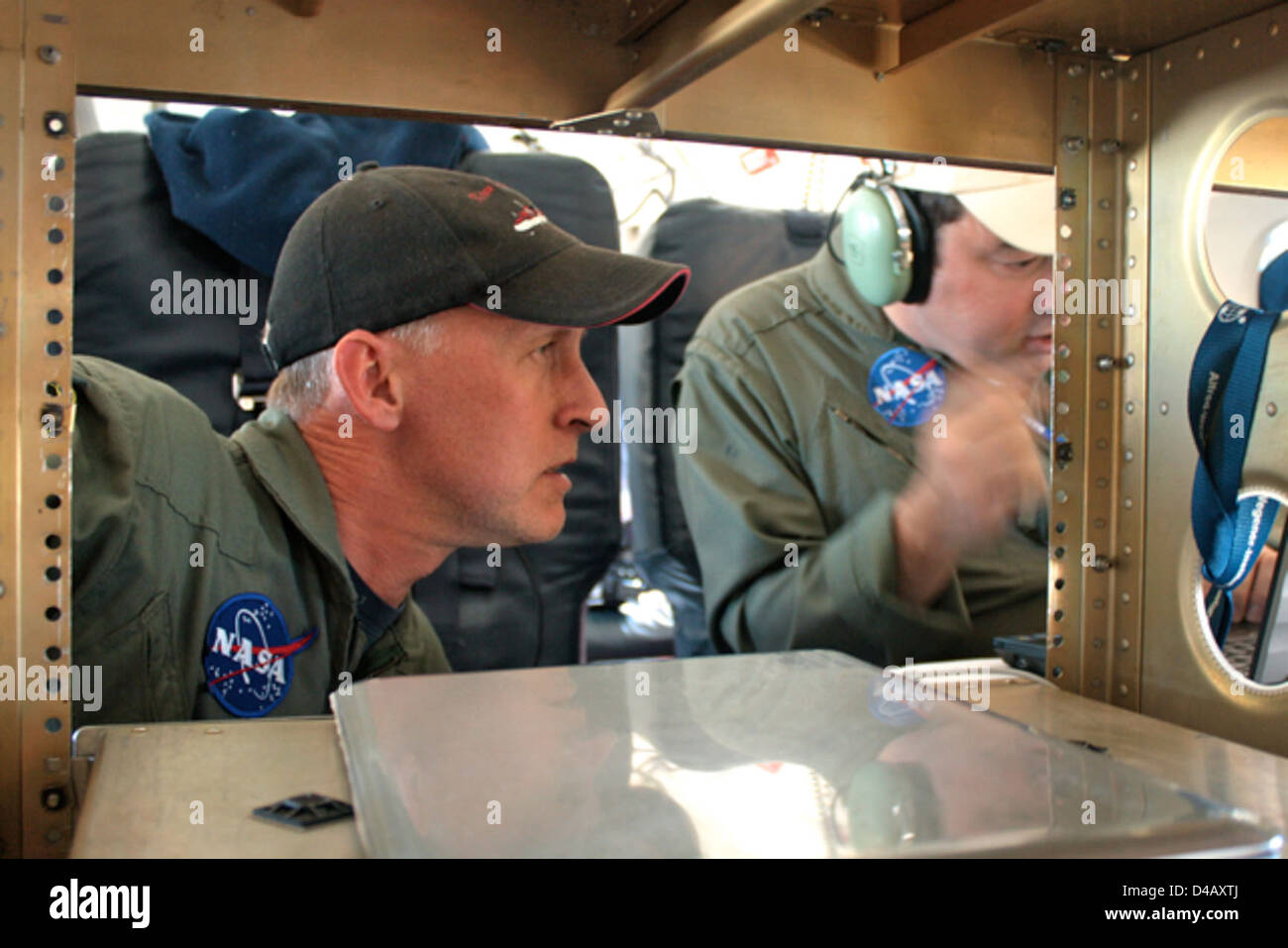 NASA's Operation Ice Bridge conducts an in-flight weather check over ...