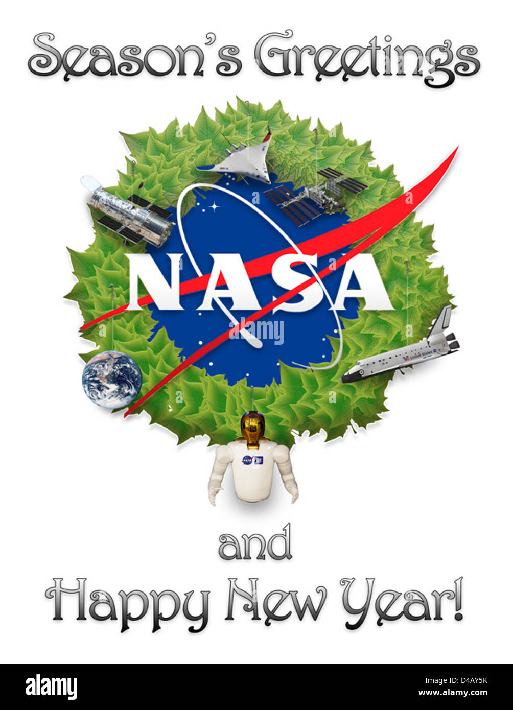 NASA wishes a Happy New Year, celebrating the achievements of the past ...