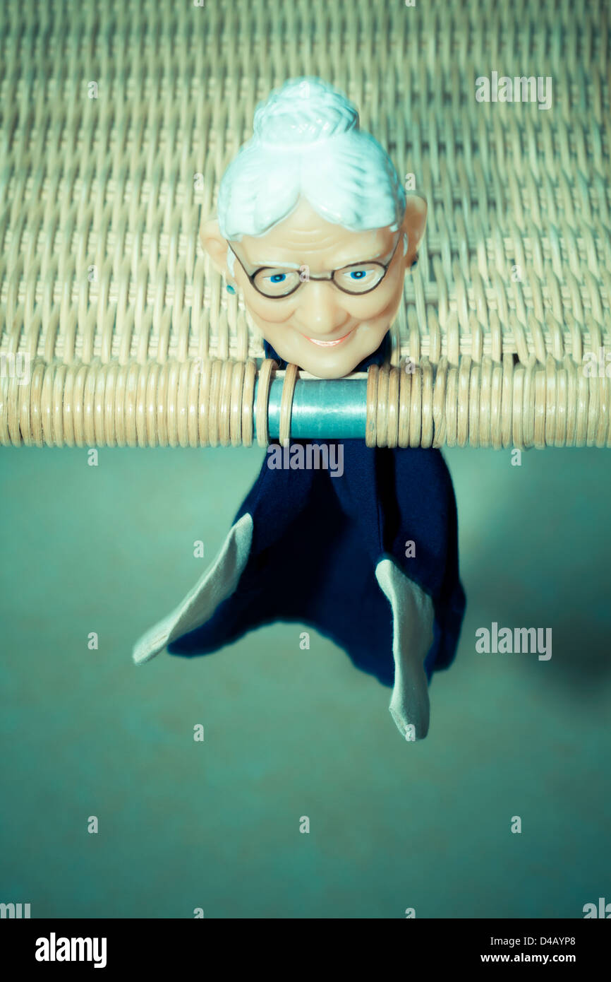 Trapped female figurine toy hi-res stock photography and images - Alamy