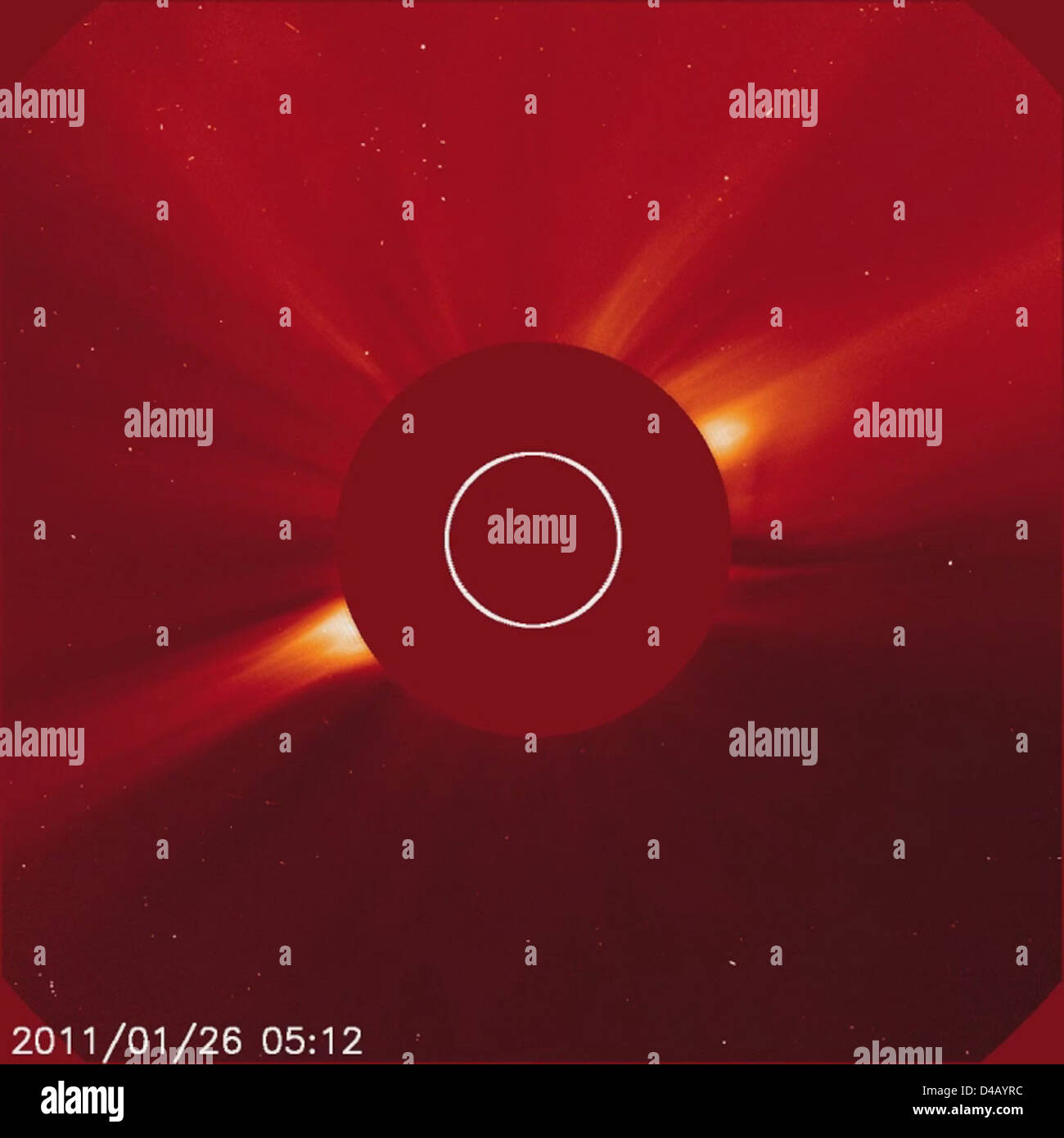 NASA's satellite captures a dramatic solar eruption, showing an ...