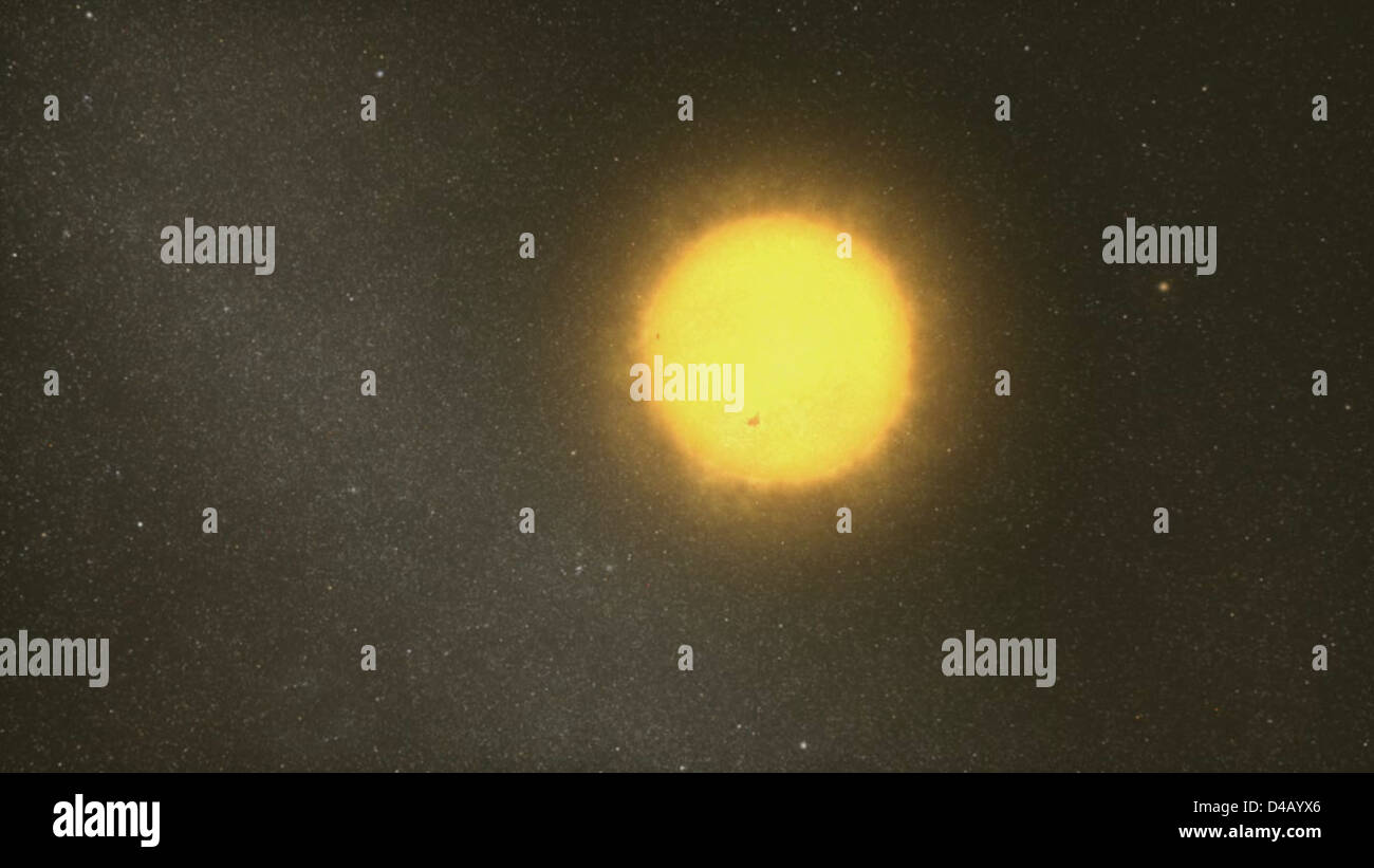 STEREO Reveals the Anatomy of a Solar Storm in 3-D Stock Photo - Alamy