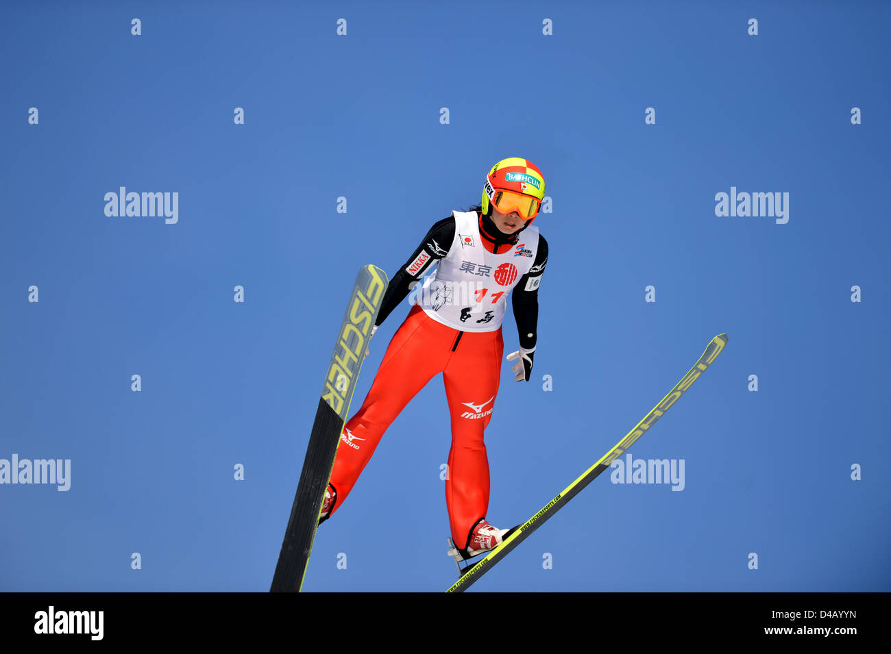 Hakuba, Nagano, Japan. 9th March 2013. Yoshiko Kasai (JPN), The 91st ...