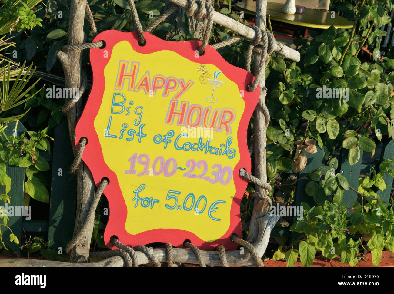 Happy Hour Sign Outside Bar High Resolution Stock Photography and ...