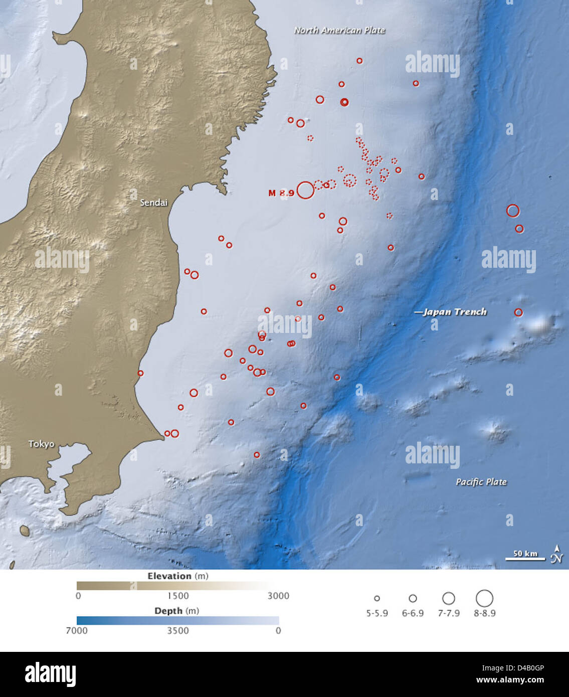 Earthquake and Tsunami near Sendai, Japan Stock Photo - Alamy