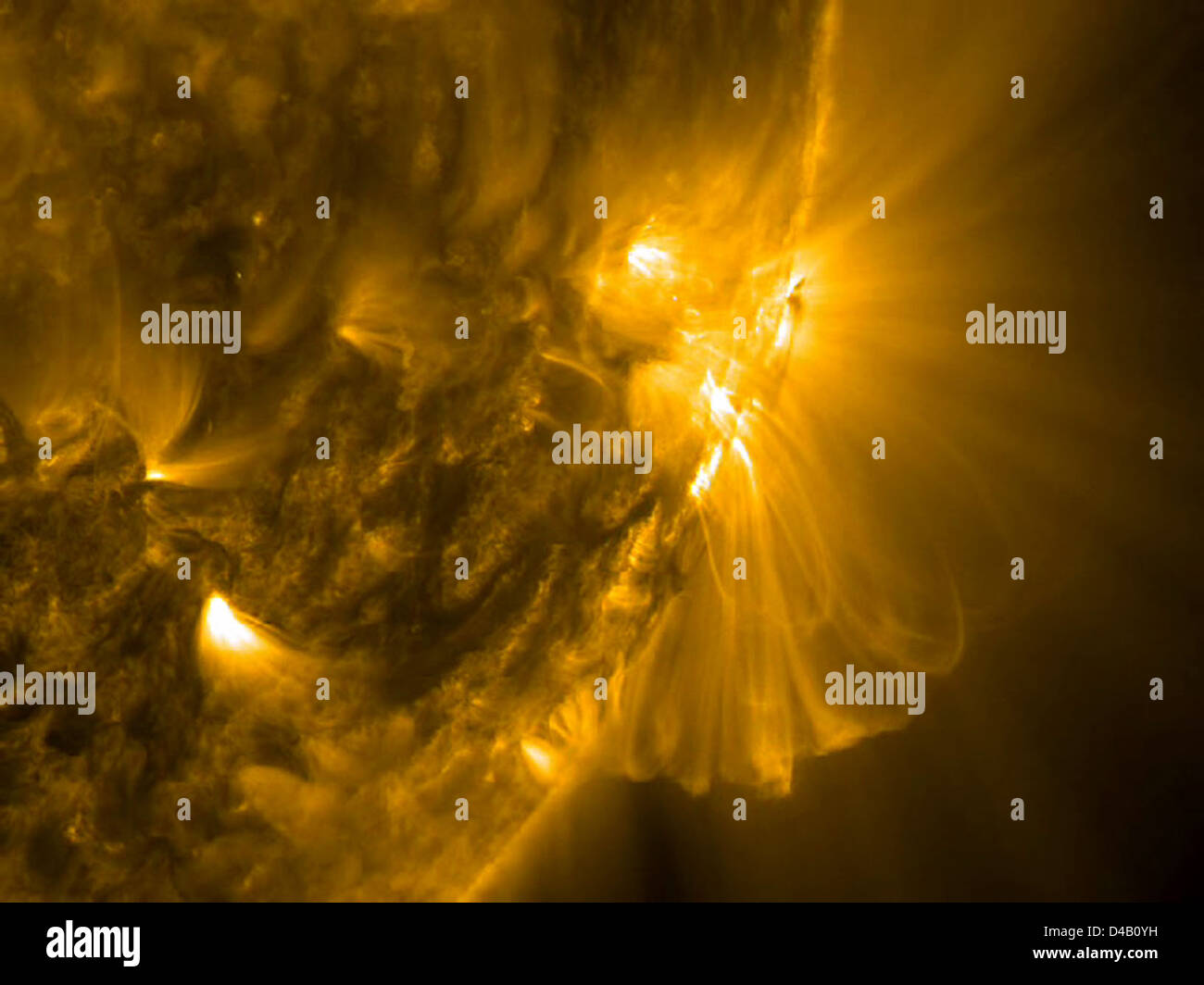 The Solar Dynamics Observatory (SDO) captures a detailed image of a ...