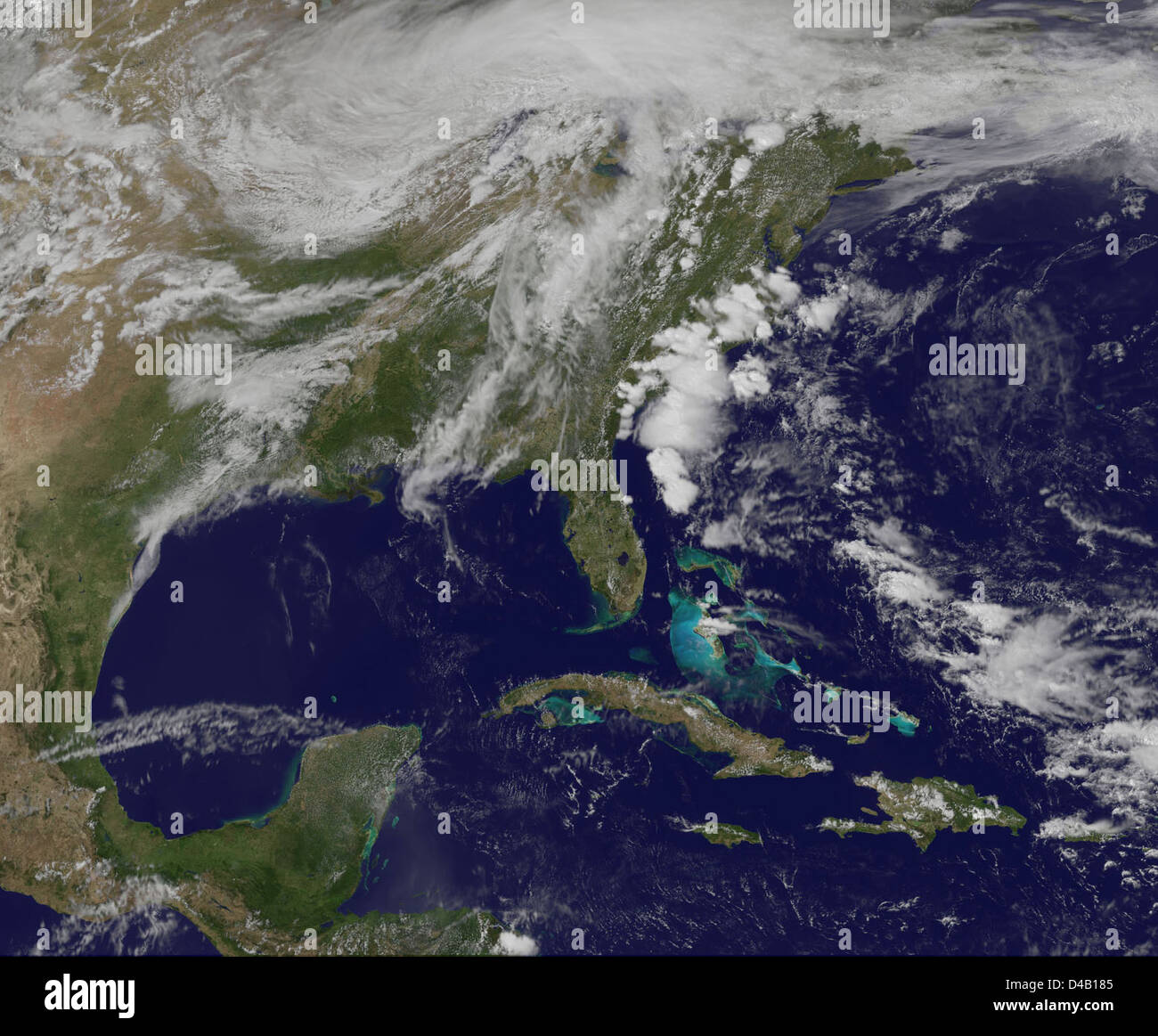 The GOES-13 satellite monitors severe weather conditions, including low ...