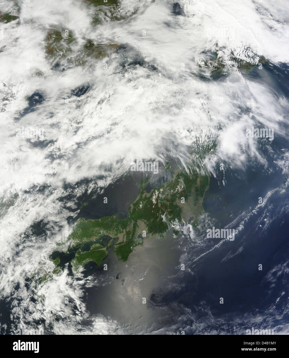 NASA Satellite View of Japan on May 20, 2011 Stock Photo - Alamy