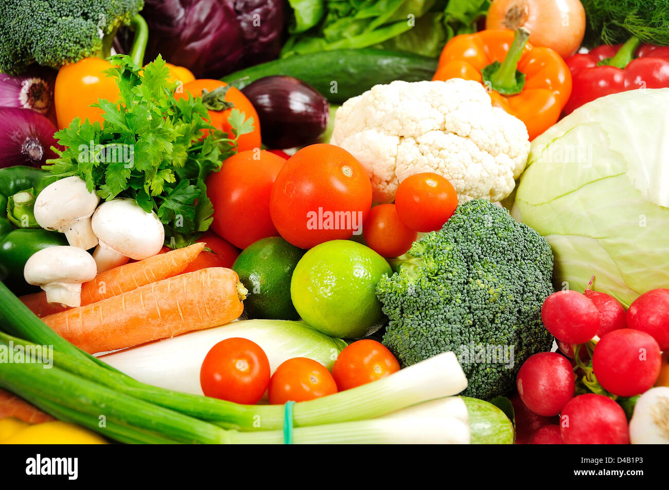 Group of fresh different vegetables Stock Photo - Alamy