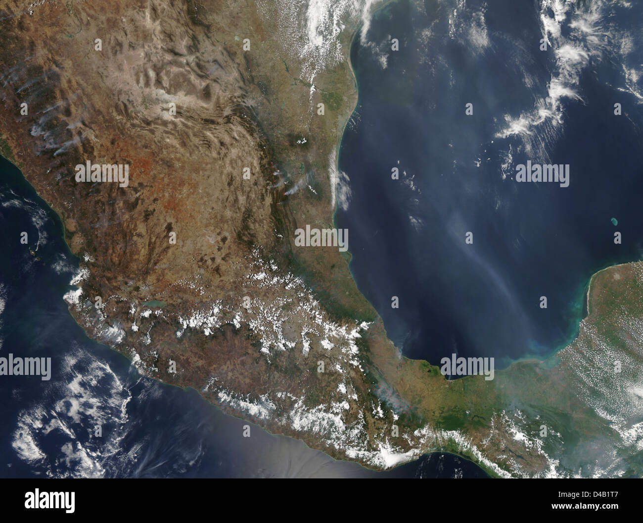 NASA satellite imagery captures fires and smoke in Mexico, tracking ...