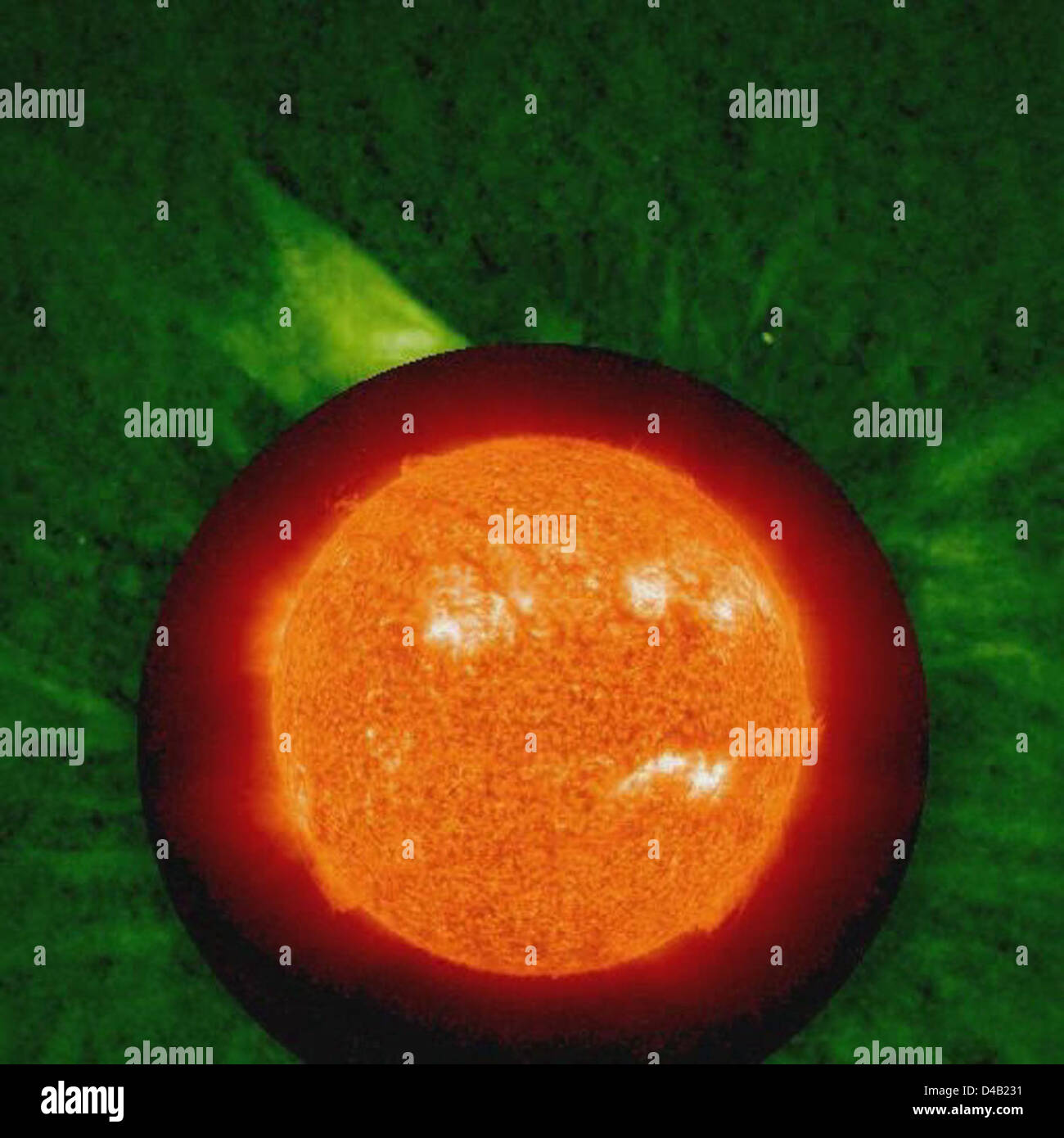 A coronal mass ejection (CME) observed from the Sun displays a unique ...