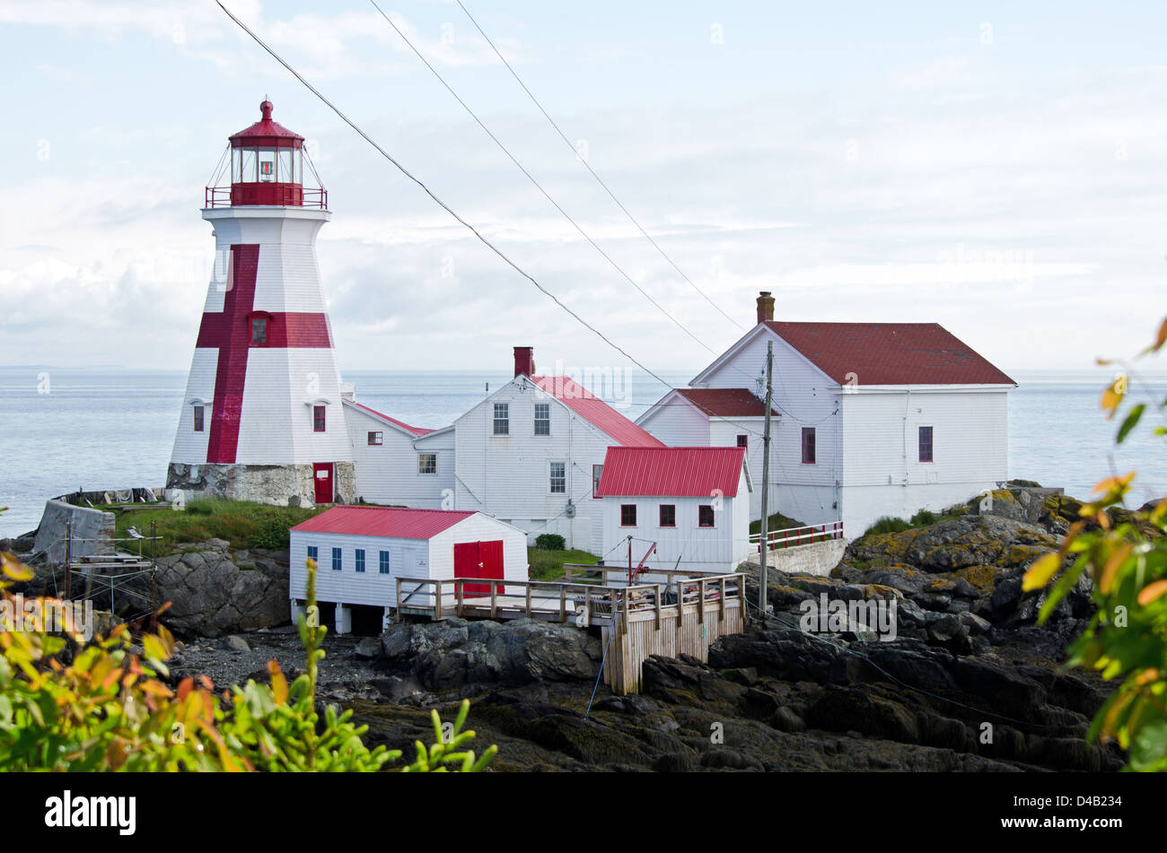 The East Quoddy Lighthouse is also known as the Head Harbor Light ...