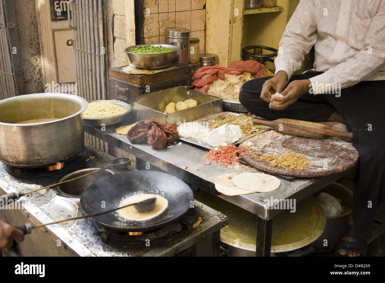 Ingredients for paratha Stock Photo - Alamy