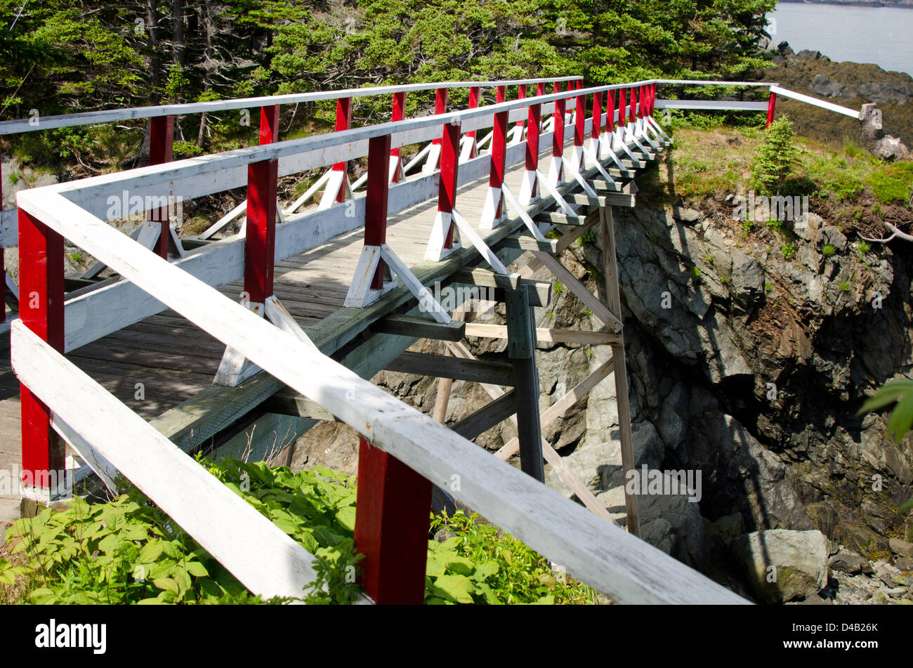 Lighthouse foot bridge footbridge hi-res stock photography and images ...