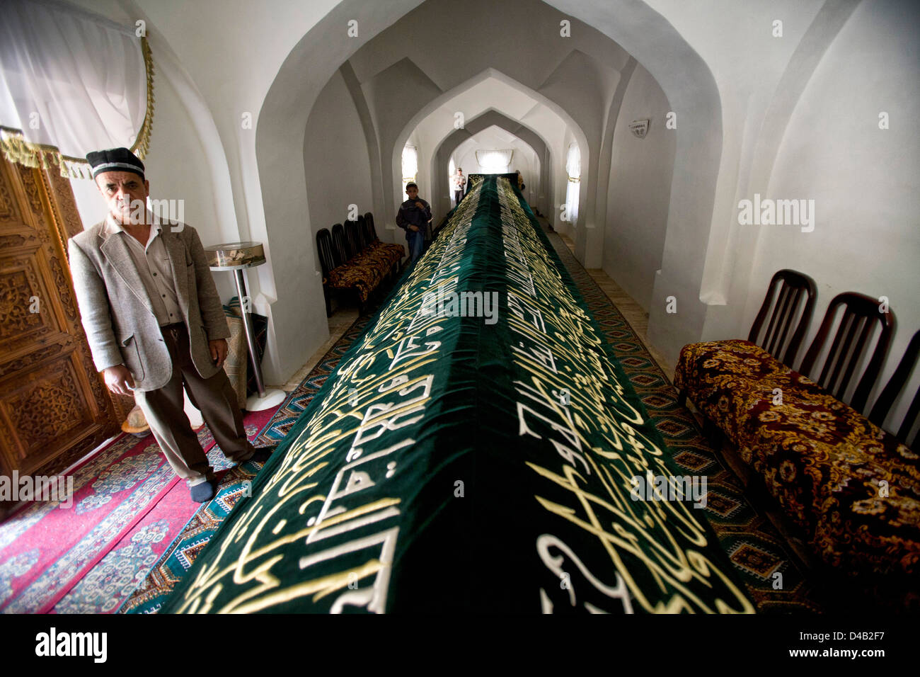 Prophet David Tomb near Samarkand, Uzbekistan Stock Photo - Alamy