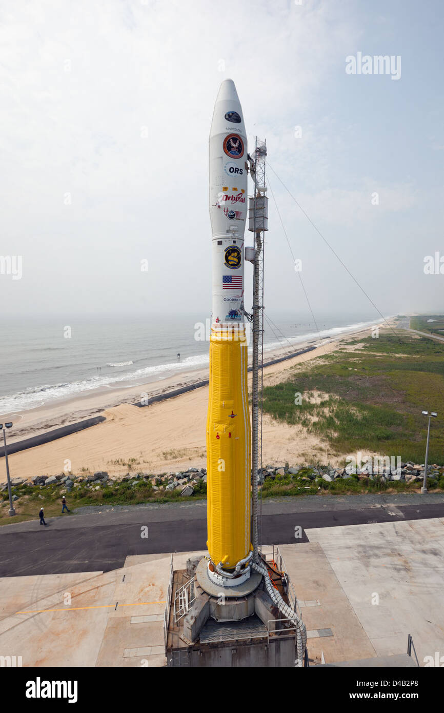 The U.S. Air Force's Minotaur 1 rocket successfully launched from Wallops Flight Facility ...