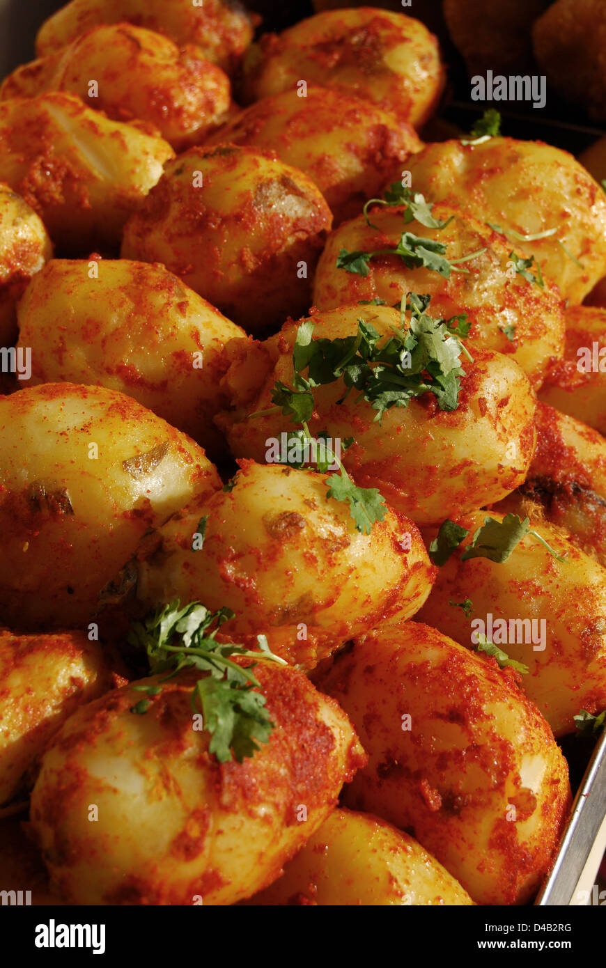 Chaat stall on the streets of Rajasthan Stock Photo - Alamy