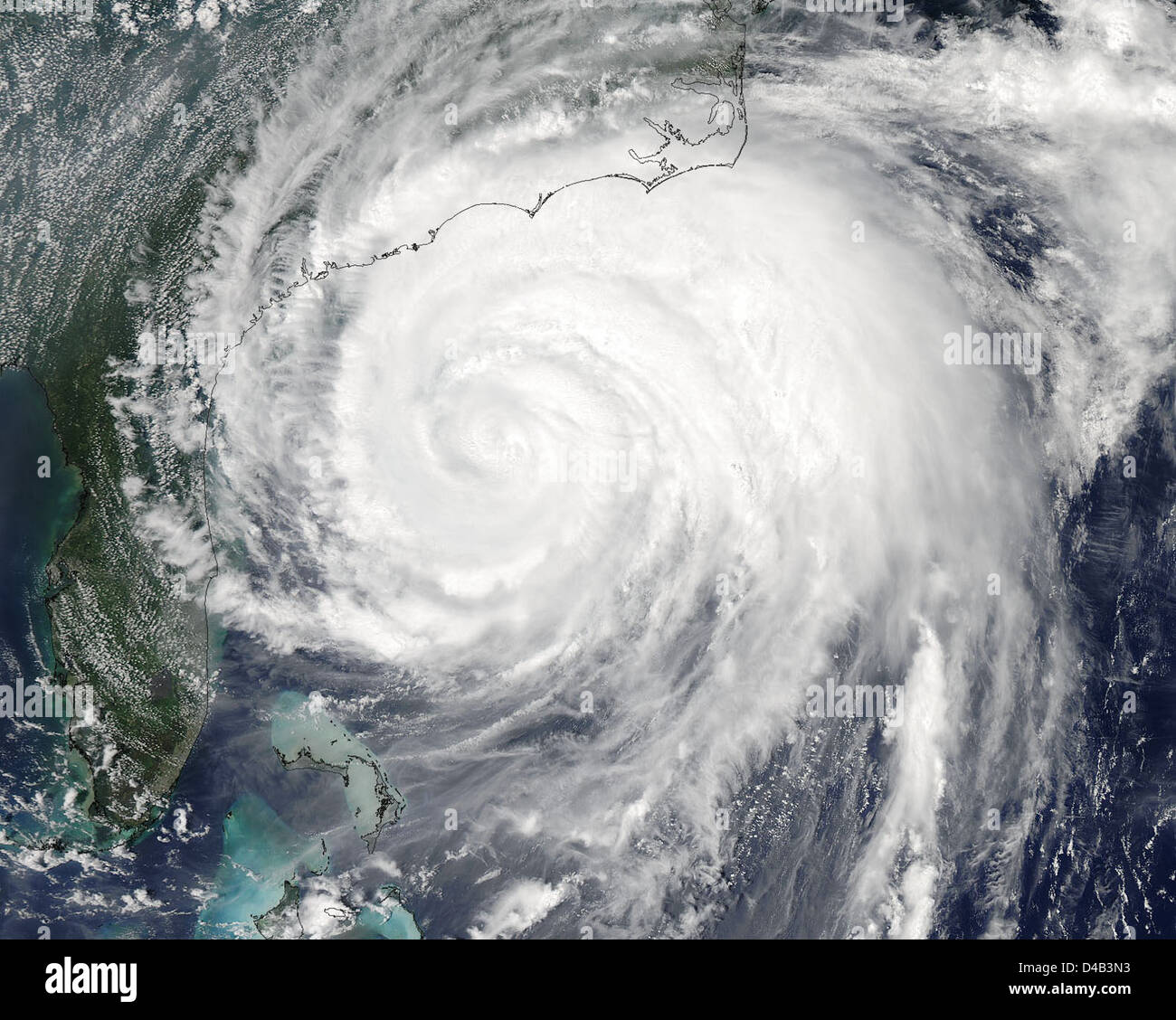 NASA's satellite imagery captured Hurricane Irene's movement up the U.S ...