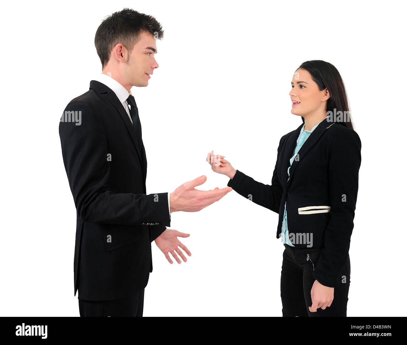 Group business people talking together Cut Out Stock Images & Pictures ...