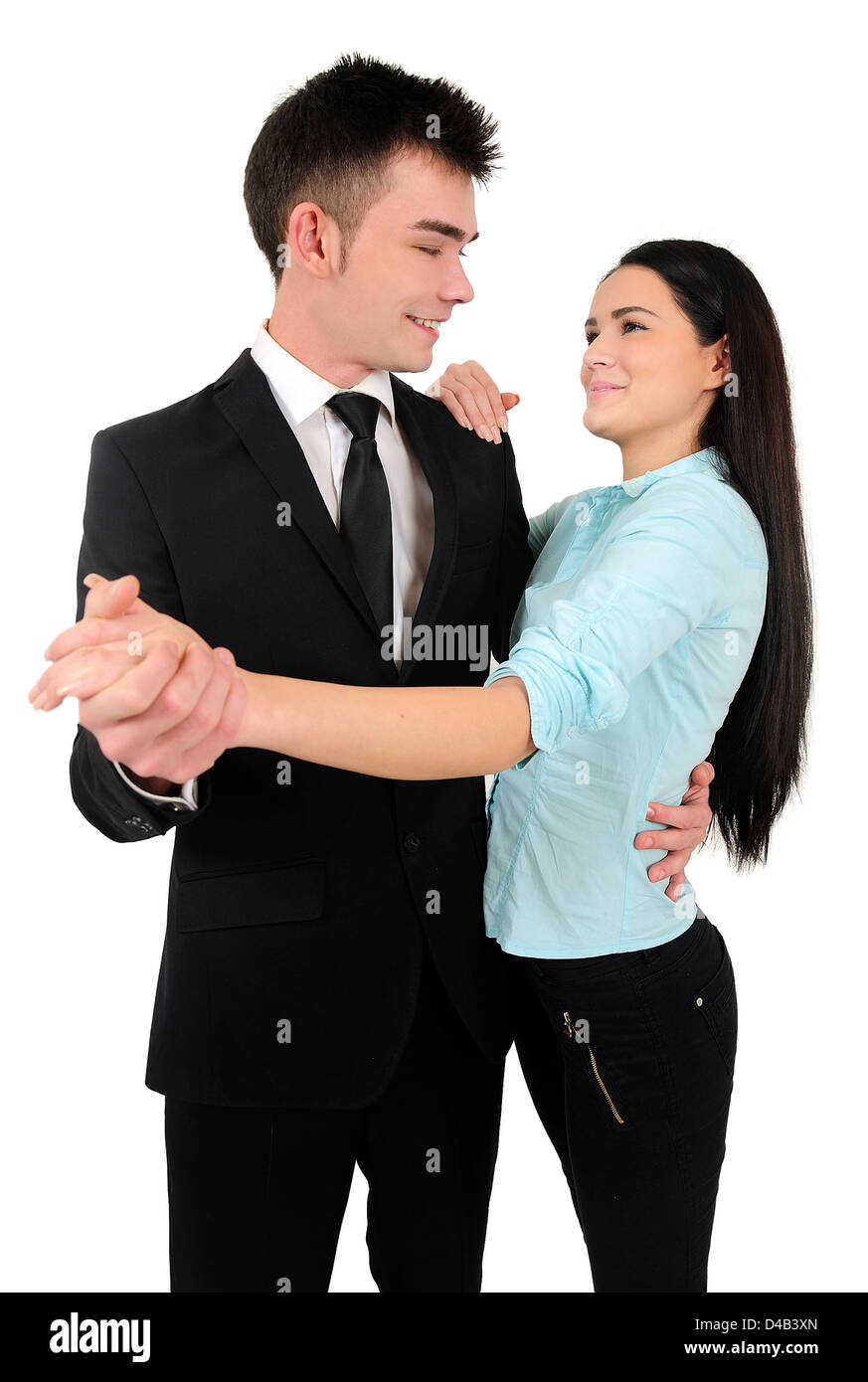 Office couple dance isolated hi-res stock photography and images - Alamy