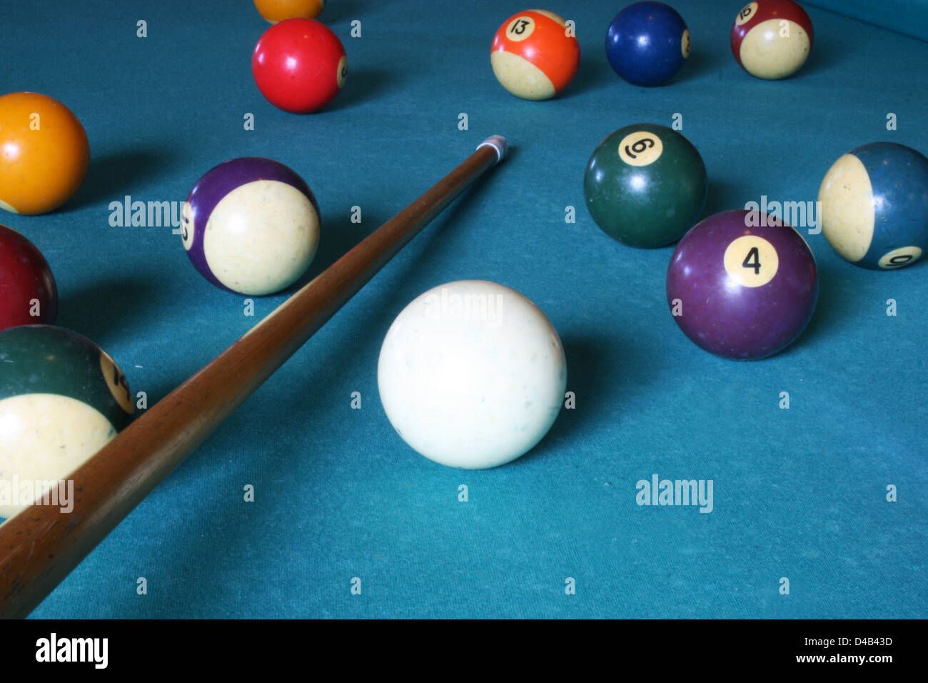 Pool table balls hi-res stock photography and images - Alamy