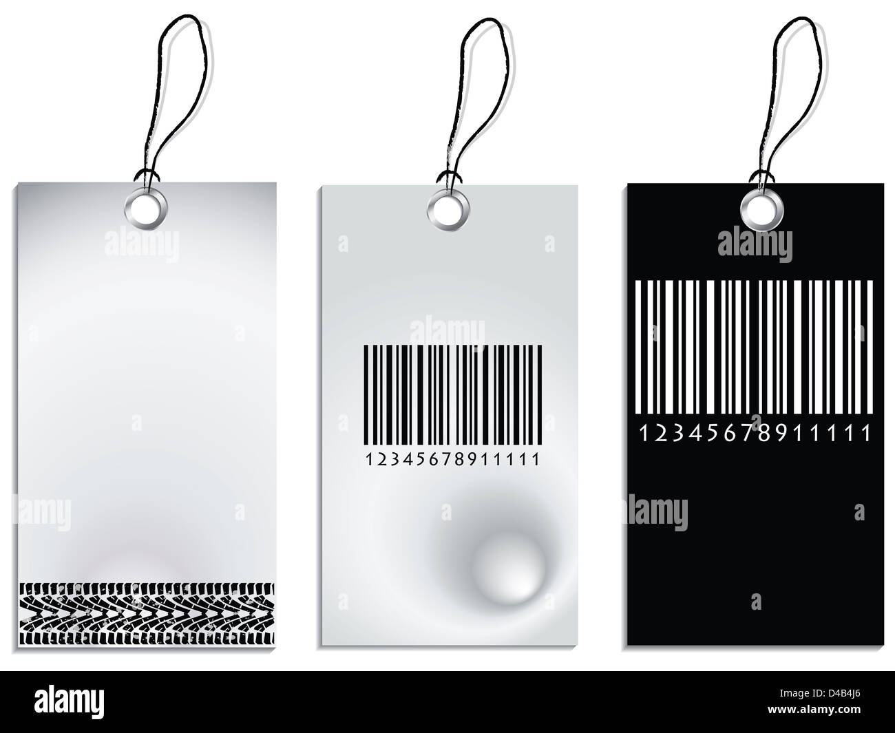Vector set of tags Stock Photo - Alamy
