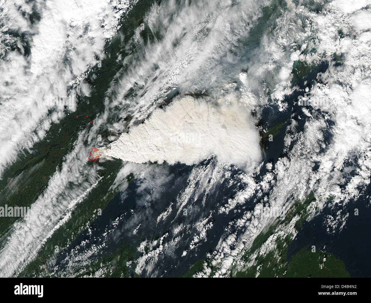 Pyrocumulonimbus plume from fires in Minnesota Stock Photo - Alamy