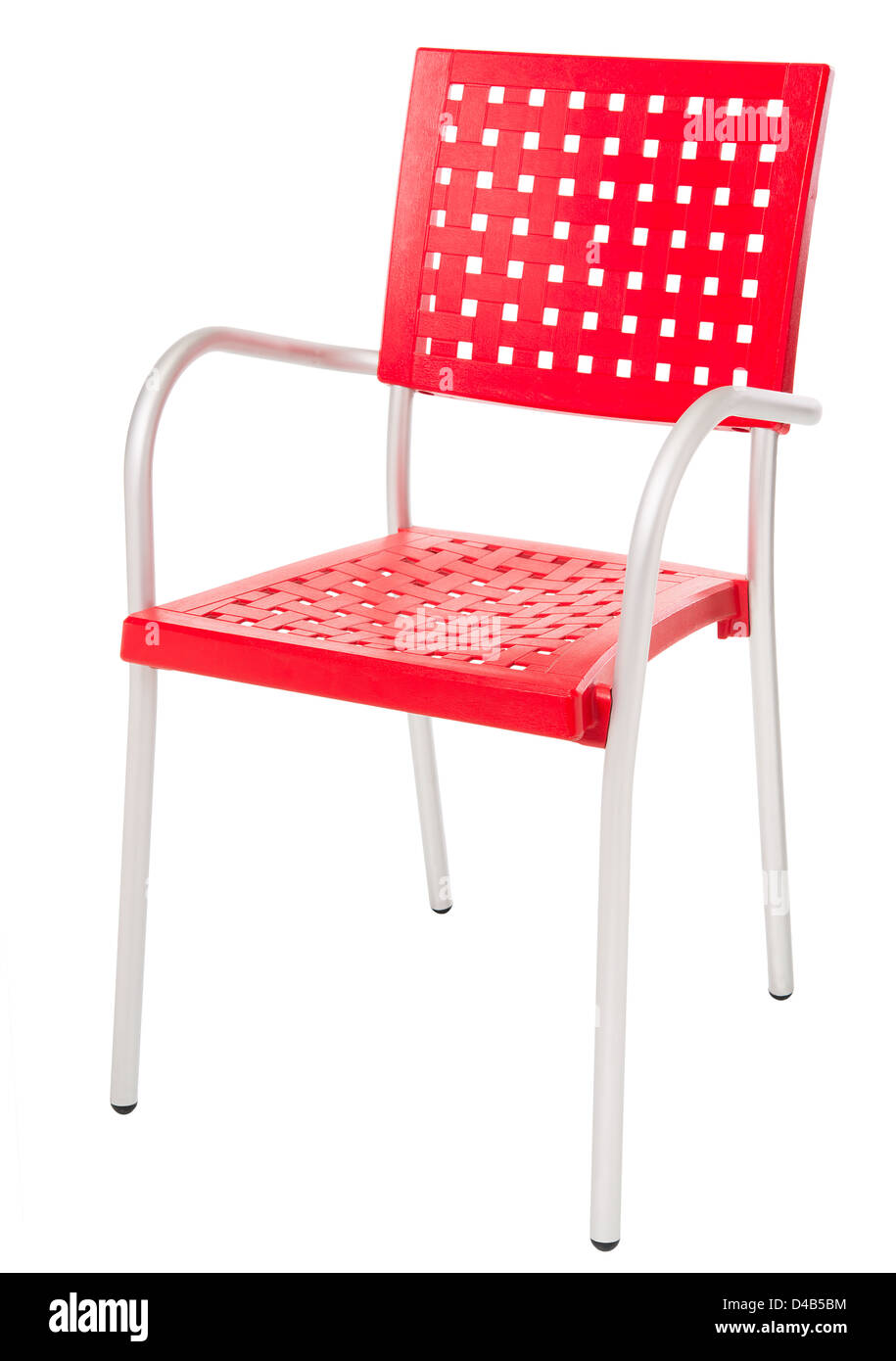 Contemporary chair isolated on white background Stock Photo - Alamy