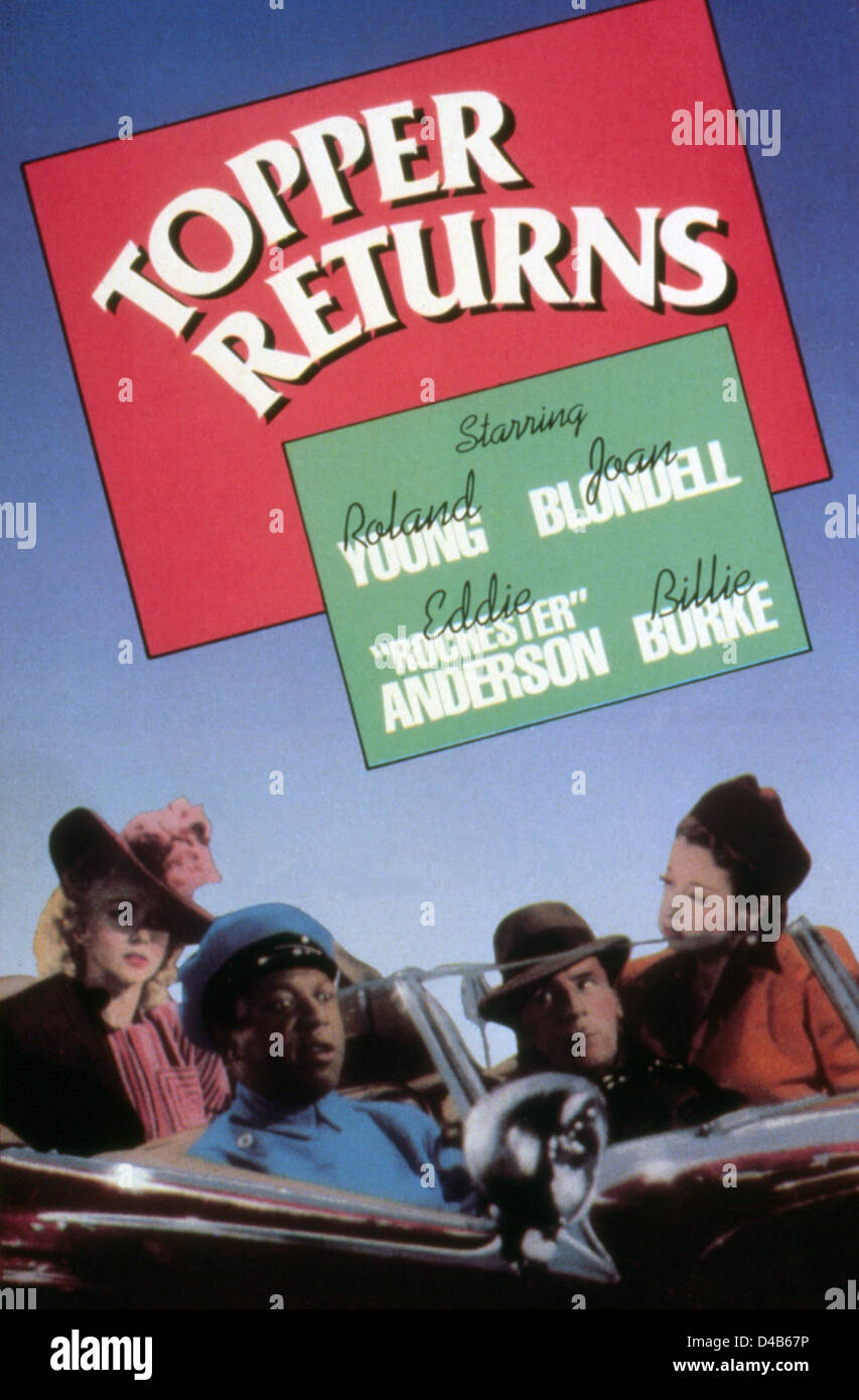 TOPPER RETURNS (1941) POSTER ROY DEL RUTH (DIR) TPRT 002 MOVIESTORE ...