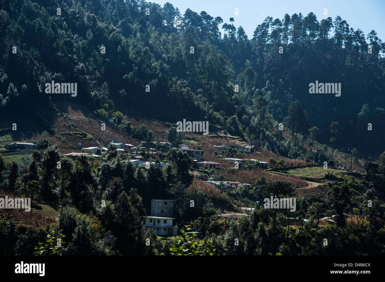 Agricultural village Guatemala Stock Photo - Alamy