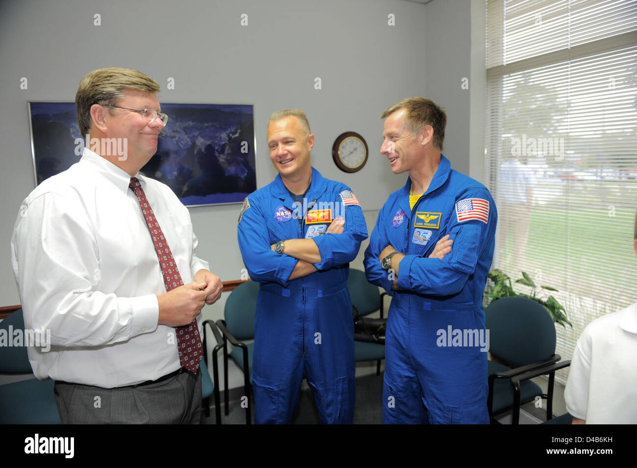STS135 Crew Visits Goddard Stock Photo - Alamy