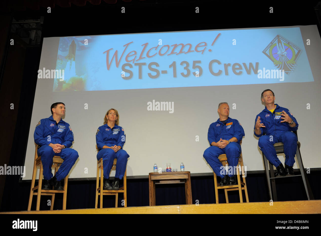 STS135 Crew Visits Goddard Stock Photo - Alamy