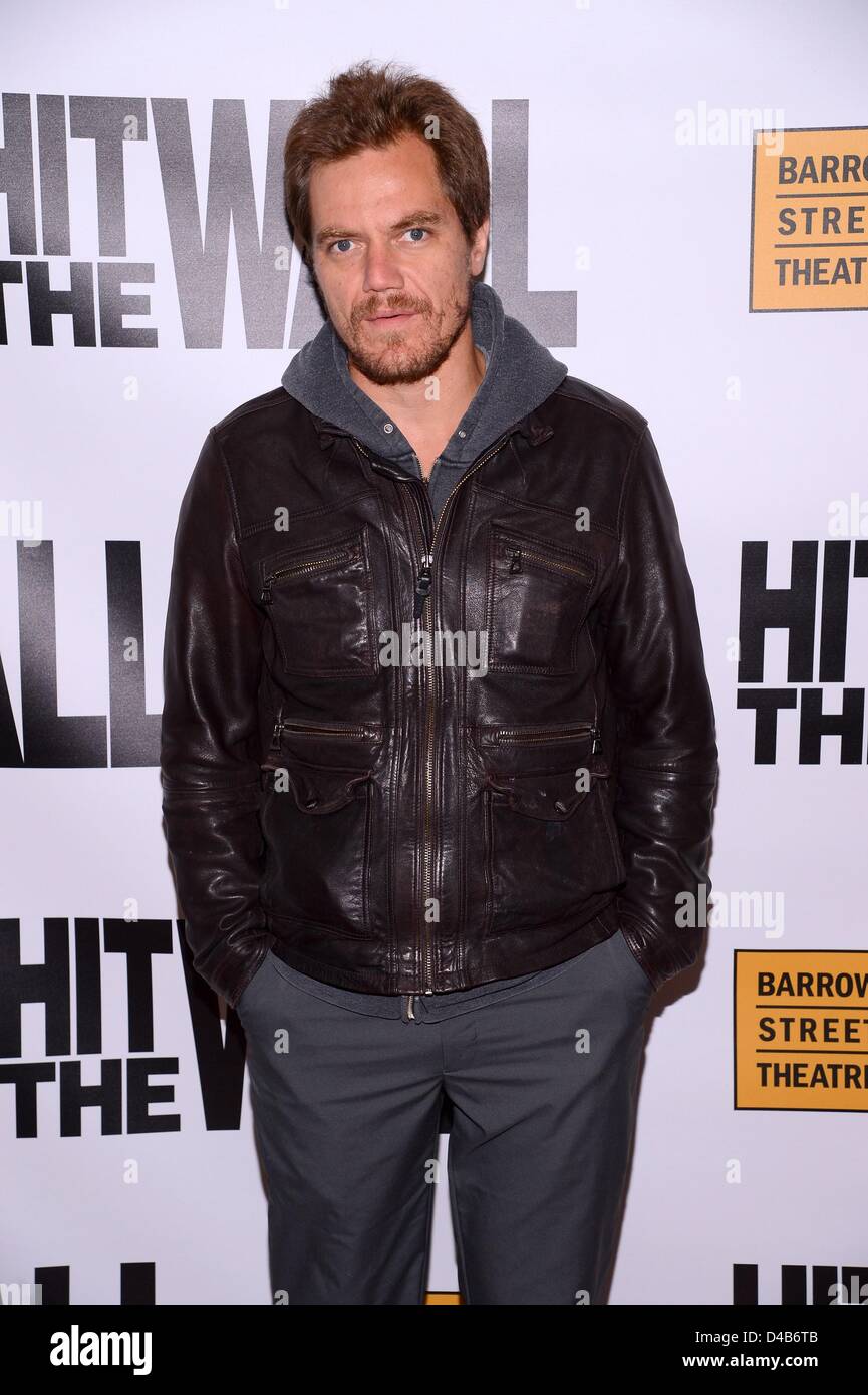 New York, USA. 10th March 2013. Michael Shannon at arrivals for HIT THE ...
