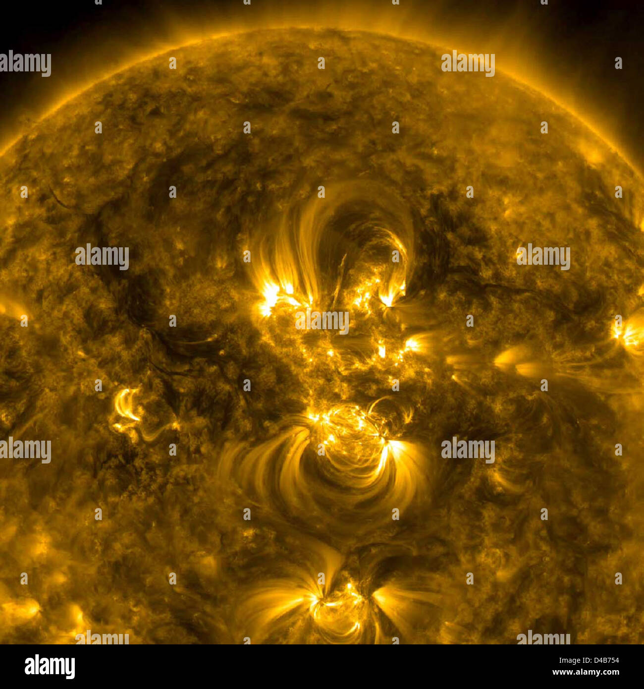 This image features the 'Stacked Loops,' a phenomenon captured by NASA ...