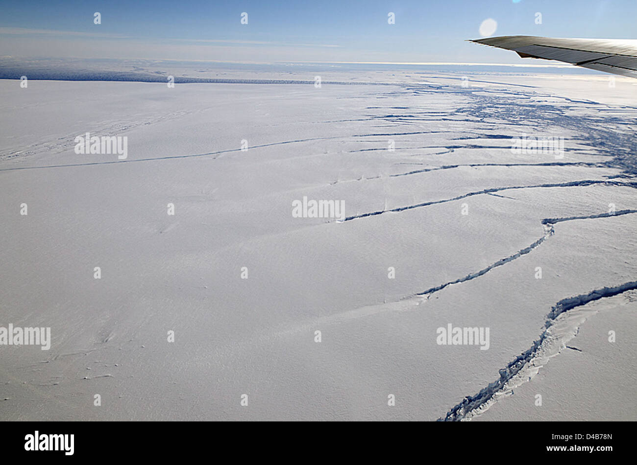 A crack was discovered along the Pine Island Glacier Ice Shelf in ...