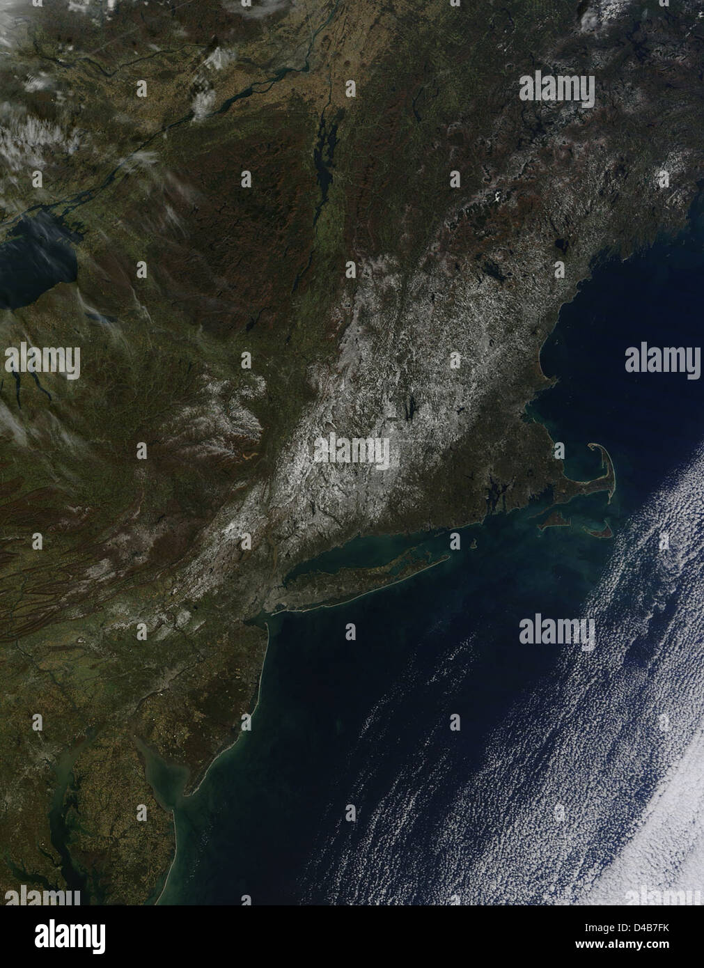 Satellite Sees Remaining Northeast Snowfall, Connecticut Still ...