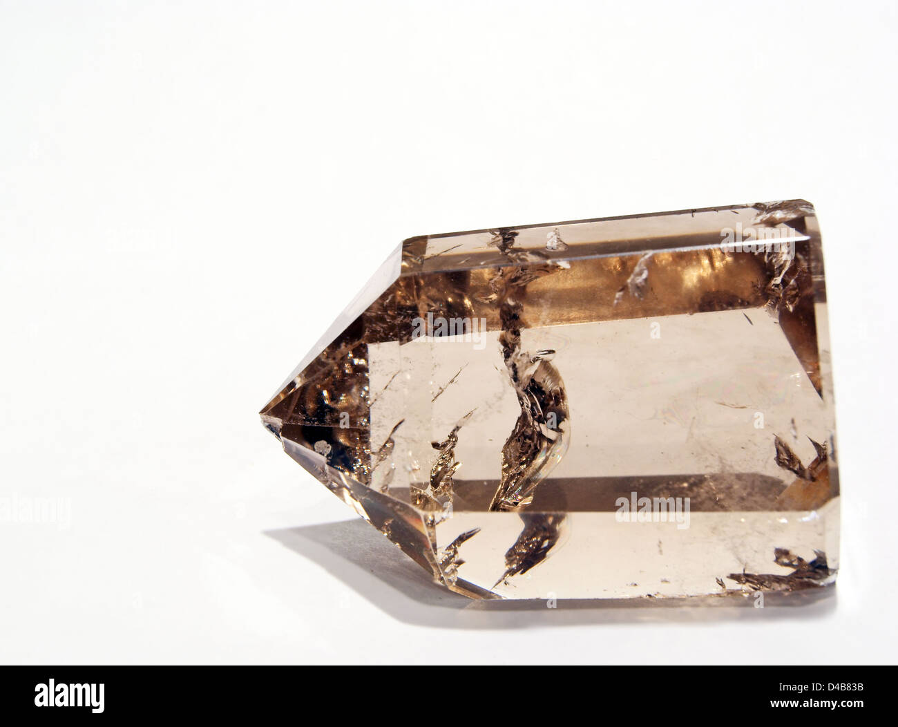 Smoky Quartz Crystal Stock Photo - Alamy